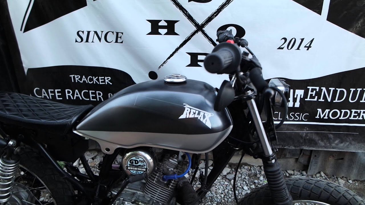 suzuki gd 110 ตกแต่งแนว MODERN TRACKER By RELAX SHOP - YouTube