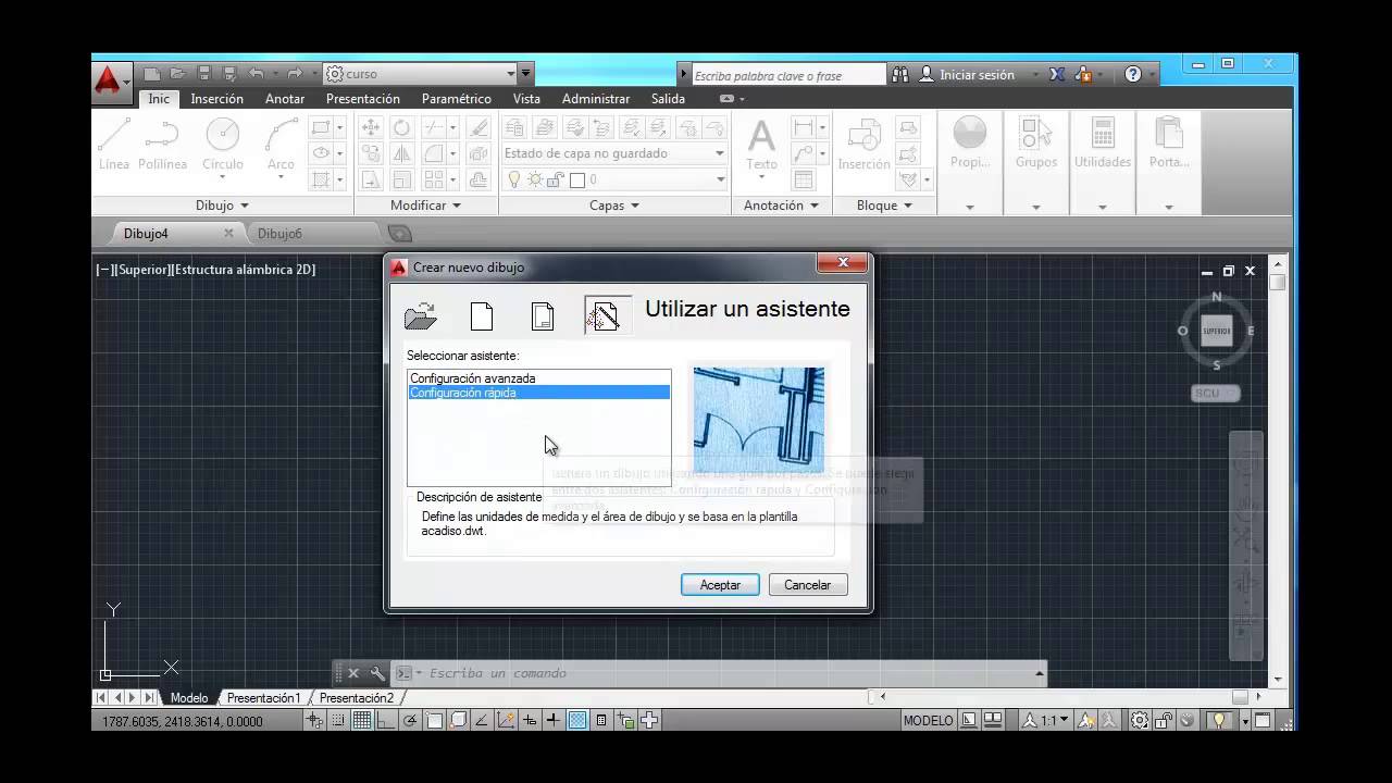 Tutorial Autocad 2014 (1): Crear un archivo nuevo - YouTube
