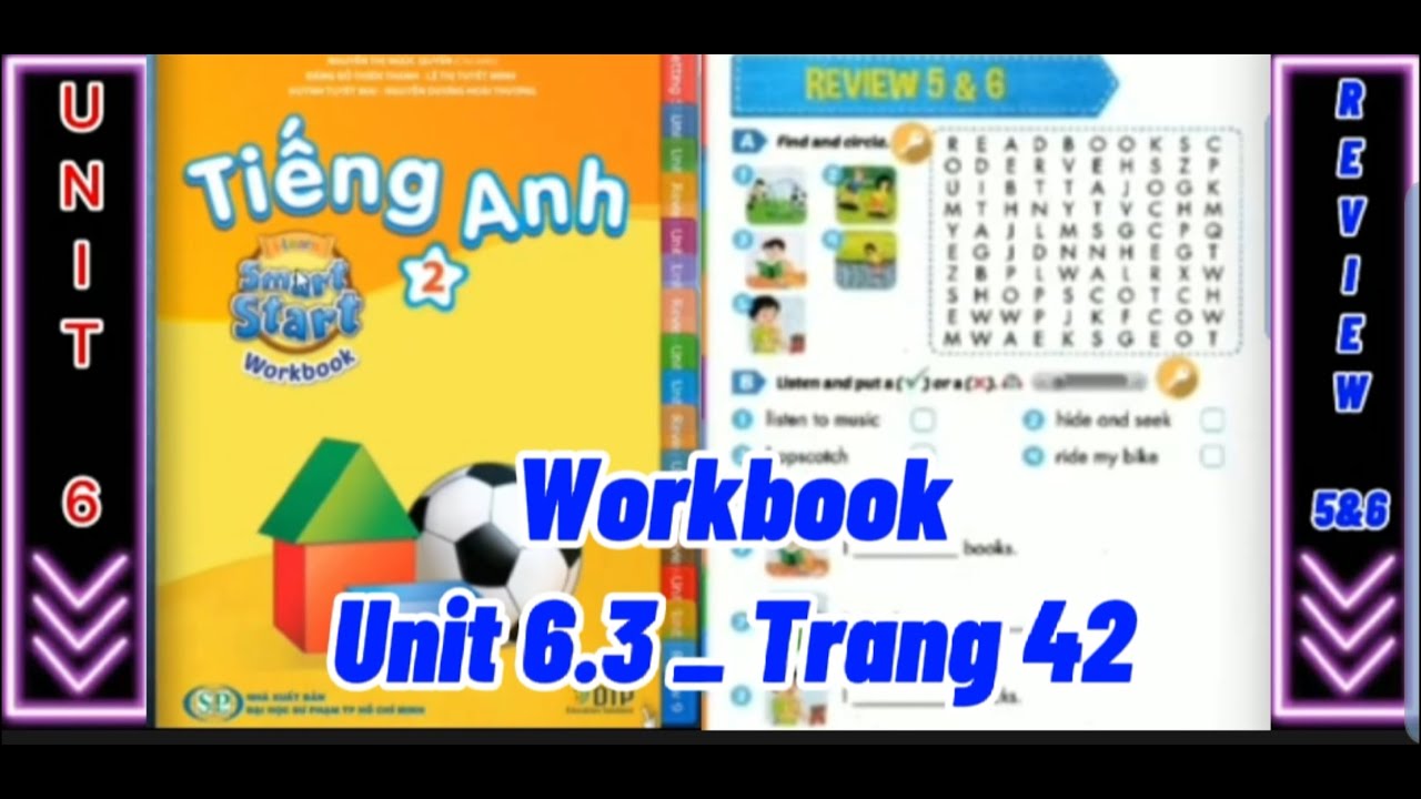 @TIẾNG ANH LỚP 2 (SMART START 2) _ WORKBOOK _ UNIT 6 _ LESSON 3 ...