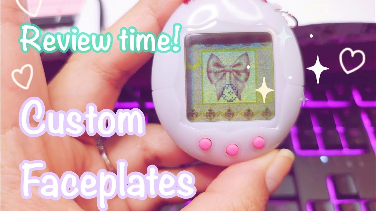 Custom Tamagotchi faceplate review: branditchi_tama - YouTube