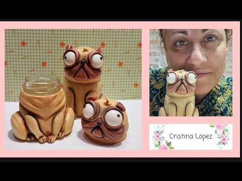 Cristina López porcelana. Cómo hacer a una perrito en un frasco. En ...