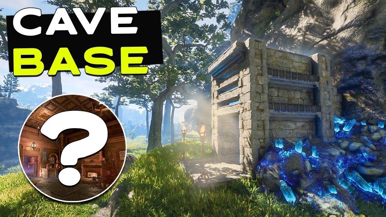 Discover The Inside Of My Mountain Vault - Enshrouded Cave Base Tour ...