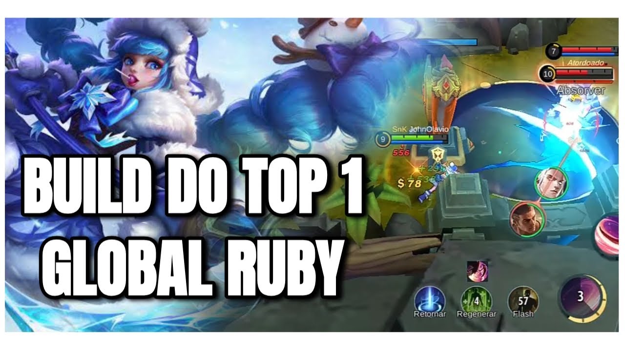 Testando a Build do Top global Ruby Mobile Legends - YouTube
