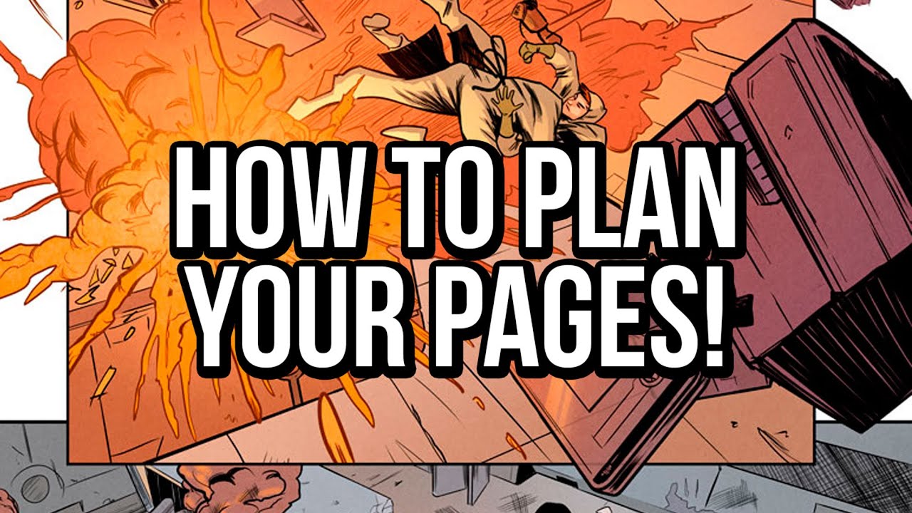 Photoshop comic coloring tutorial: Planning your pages! - YouTube