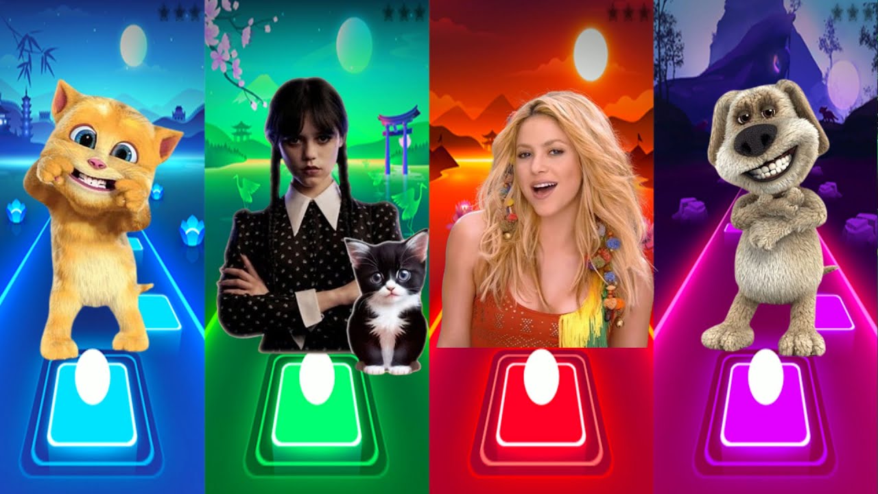 COOL CAT LADY GAGA BLOODY MARY vs WEDNESDAY and SHAKIRA and WAKA WAKA ...