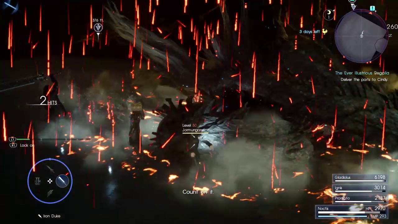 FINAL FANTASY XV sewer dugeon boss fight - YouTube
