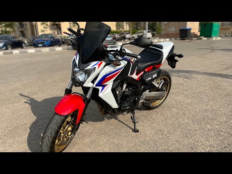 Honda cb650f full system with mods - YouTube