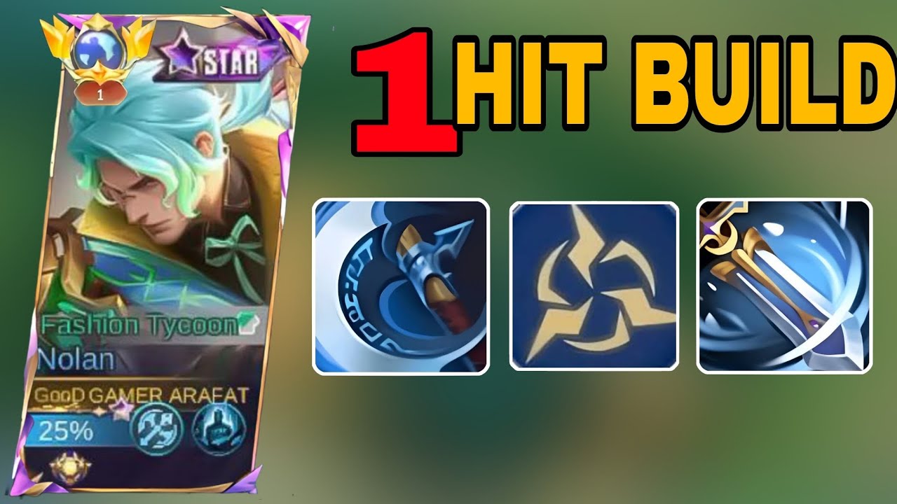 MLBB NOLAN NEW BEST BUILD AND EMBLEM ONLY FOR SOLO RANK MATCH| - YouTube