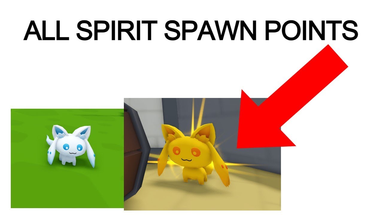 Anime Champion Simulator - ALL Spirit Spawn Points - YouTube