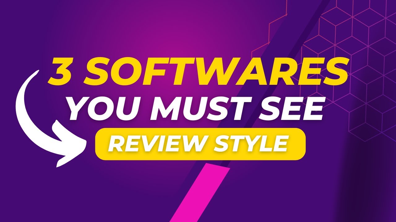 3 Softwares You Must See - YouTube