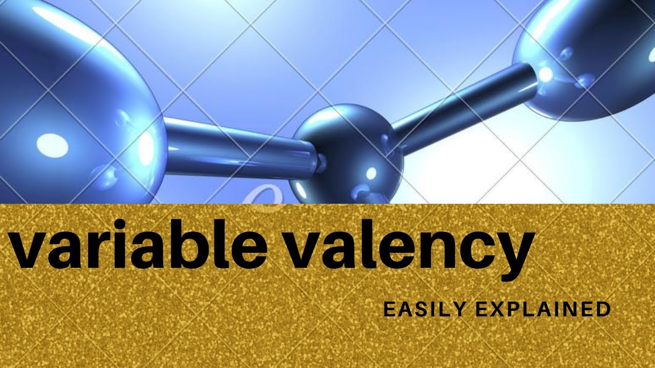 variable valency,ch#1,chem 9 - YouTube
