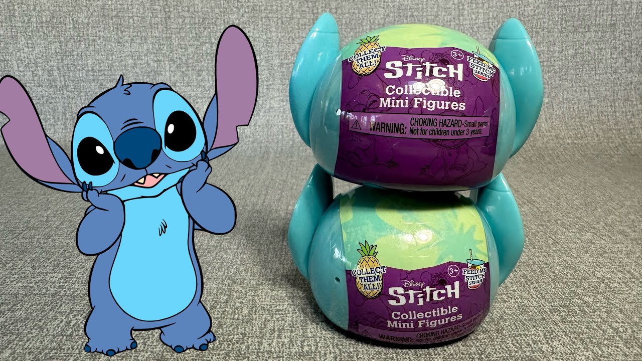 Disney Stitch Collectible Mystery Minifigures! Feed Me Stitch Series ...