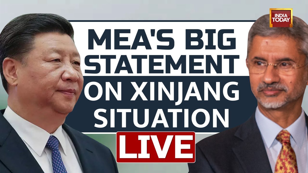 MEA Briefing LIVE | MEA Statement On India's Voting On Xinjang ...