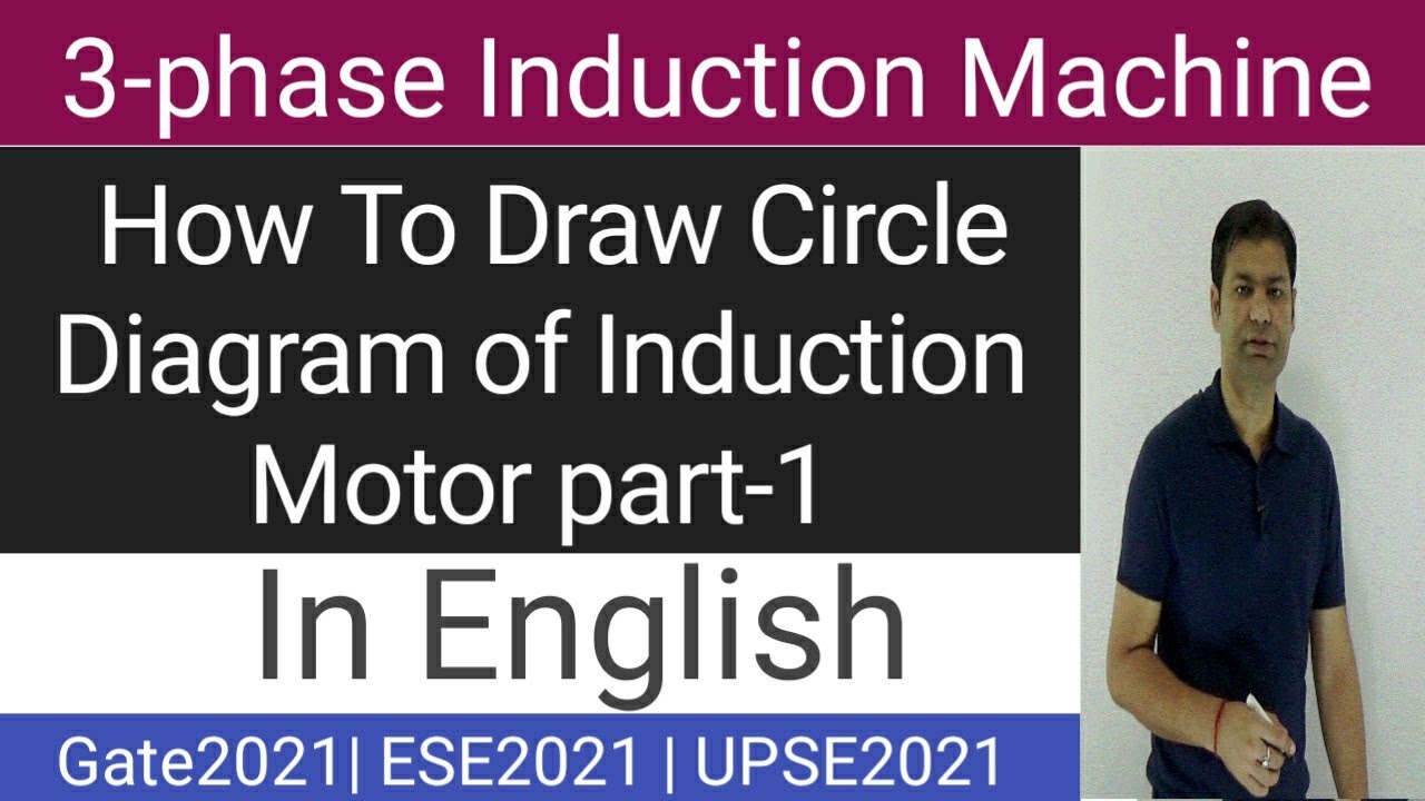 5.31 Circle Diagram of Induction Motor In English Part-1 | Induction ...