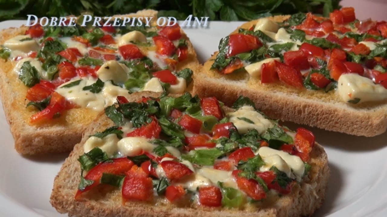 🍳Łatwy pyszny i zdrowy tost z jajkiem. 🌶️Śródziemnomorski sposób ...