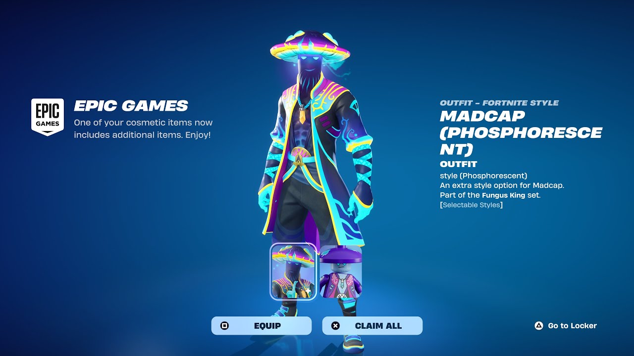 HOW TO GET MADCAP PHOSPHORESCENT SKIN IN FORTNITE! - YouTube