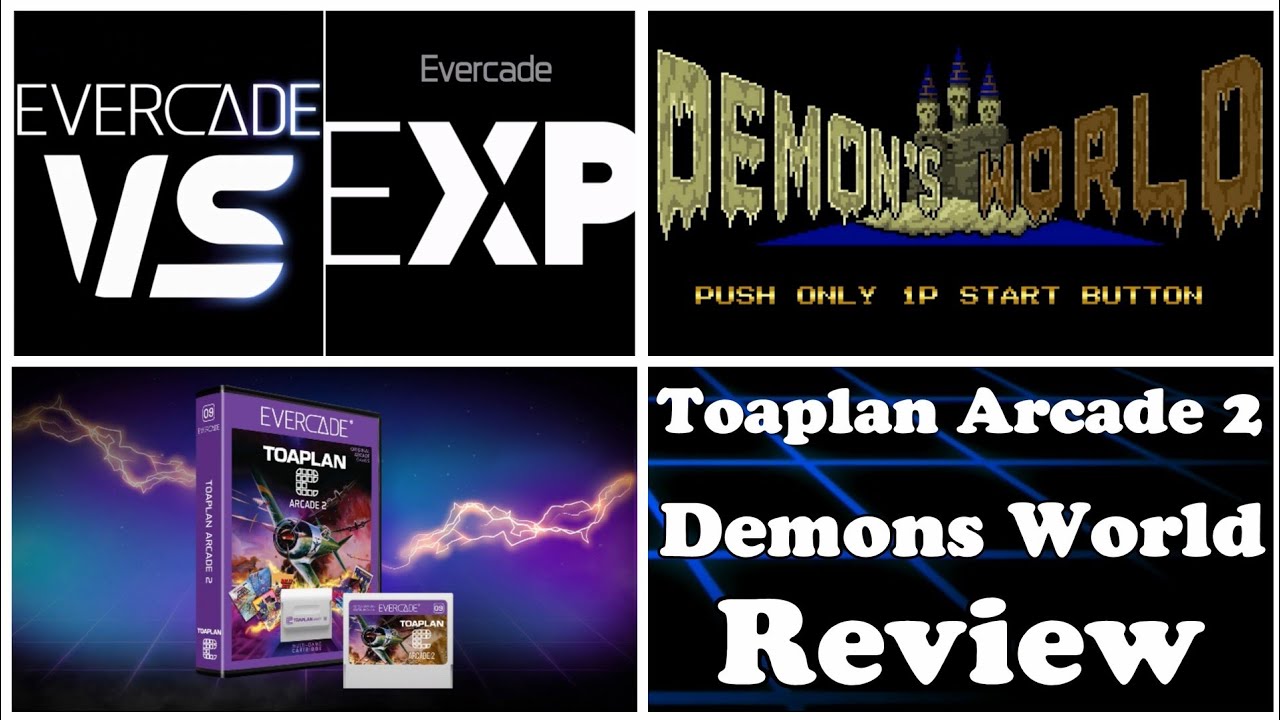 Demon's World Review (Evercade Arcade 9: Toaplan Arcade 2) - YouTube