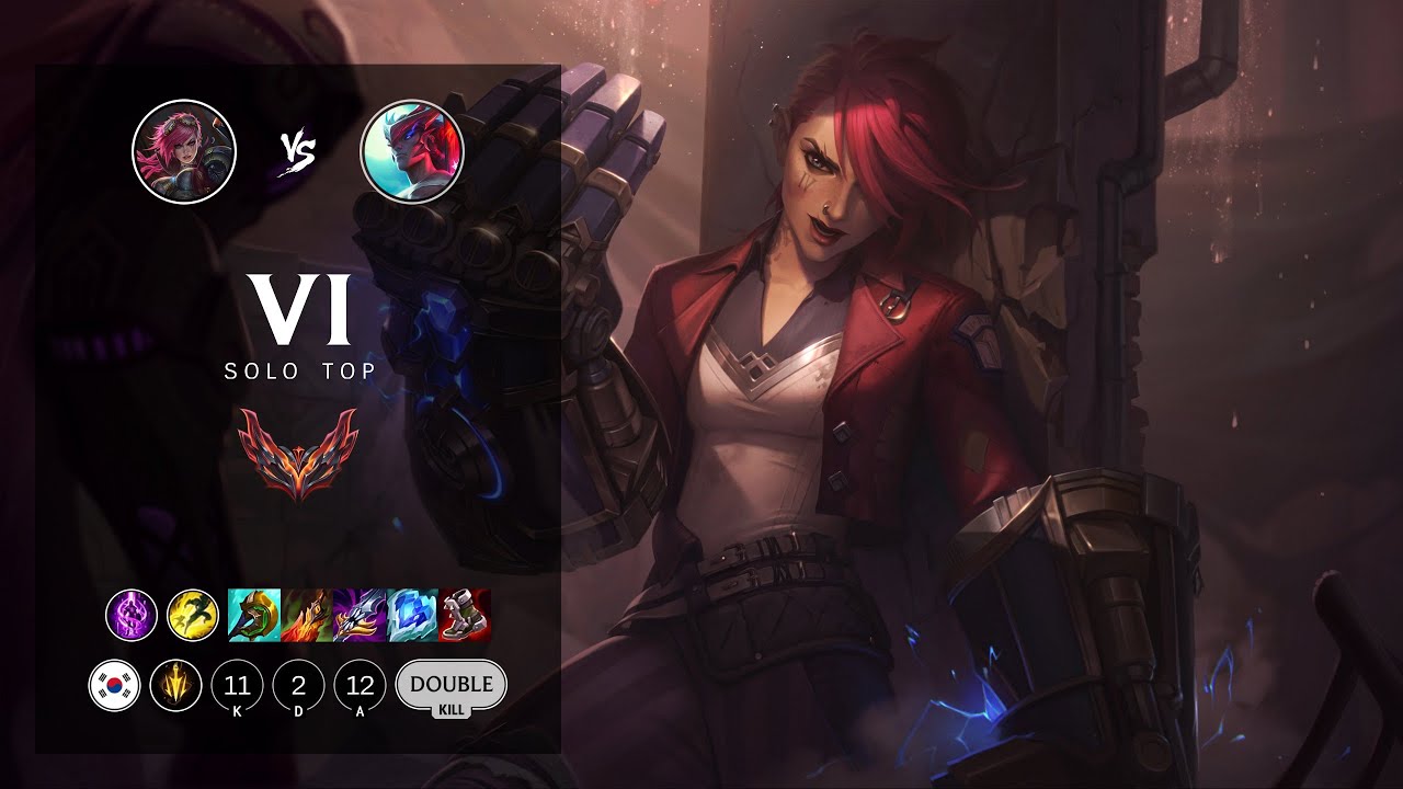 Vi Top vs Yone - KR Grandmaster Patch 12.18 - YouTube