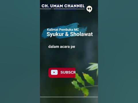 Yuk Belajar!!! Kalimat Pembuka MC, Tips MC Pemula - YouTube