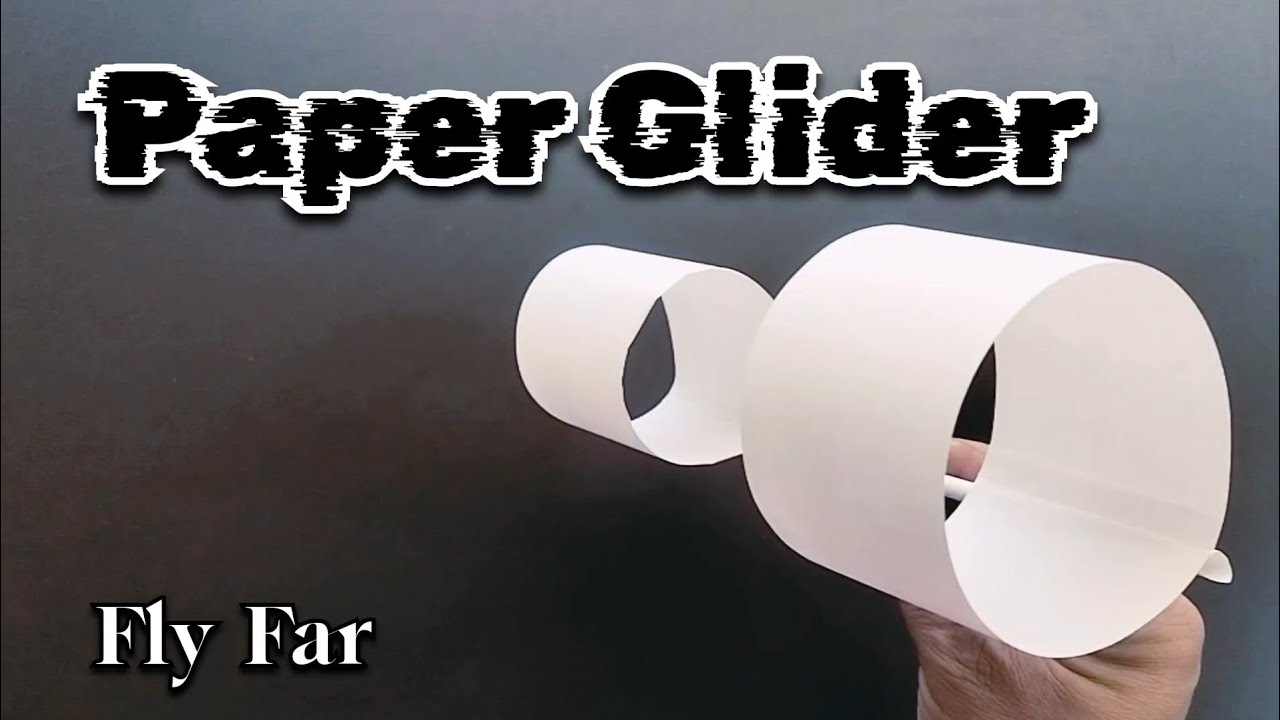 Paper Glider || How to make a paper glider || Easy way to make paper ...