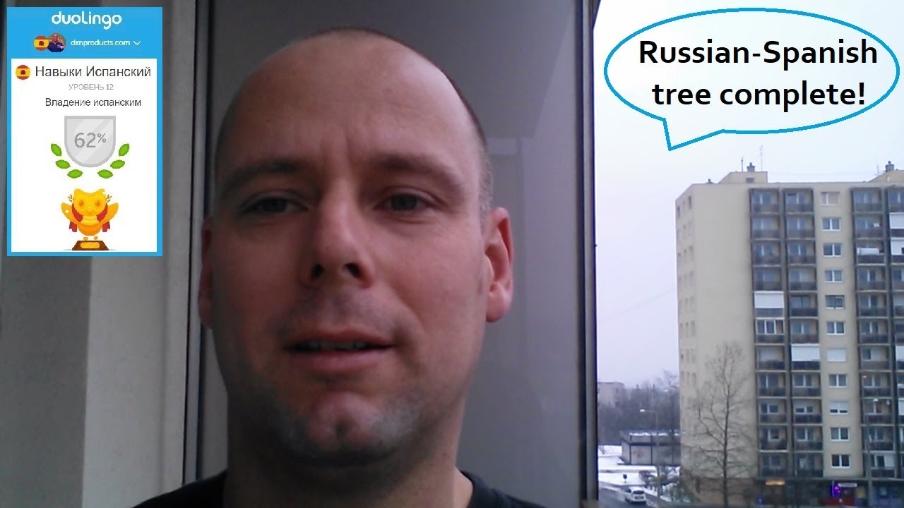 Duolingo Russian-Spanish tree (ultimate challenge 2018 complete) - YouTube