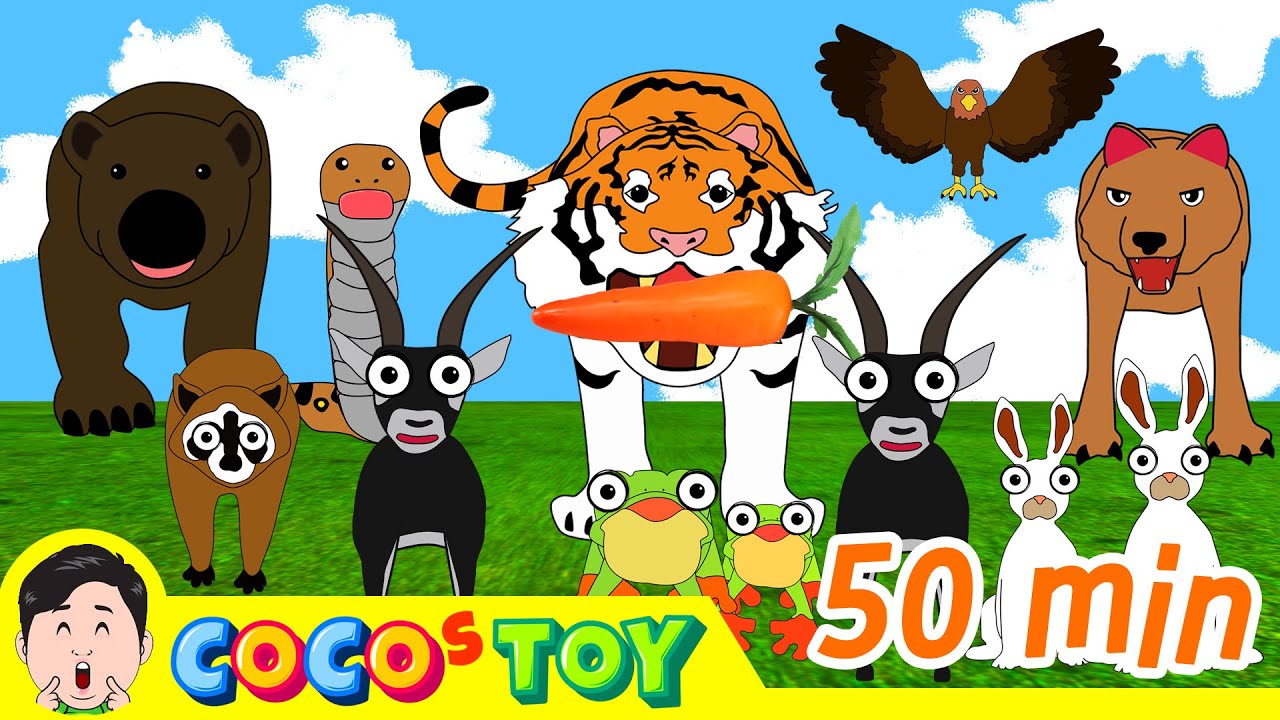 [50min] Animals stories for kidsㅣcartoon version, fairy tales for ...