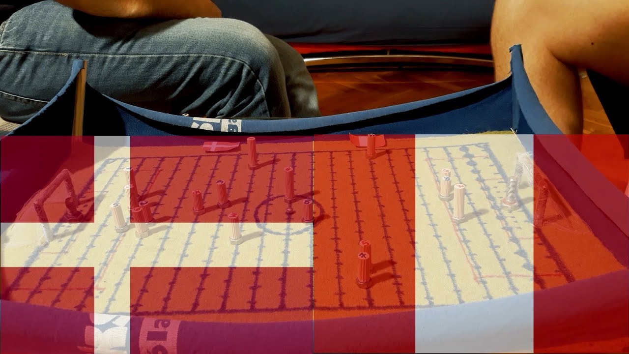 PERU vs DENMARK! New Turn-Based Football Tabletop Game - Prototype ...