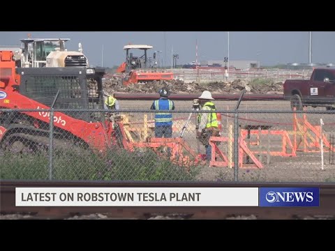 Update on Tesla plant in Robstown - YouTube