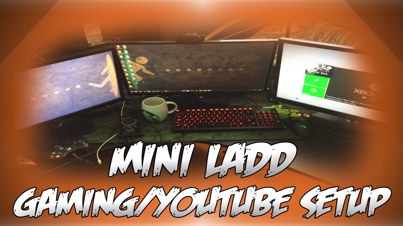 Mini Ladd Gaming/YouTube Setup 2014! - YouTube
