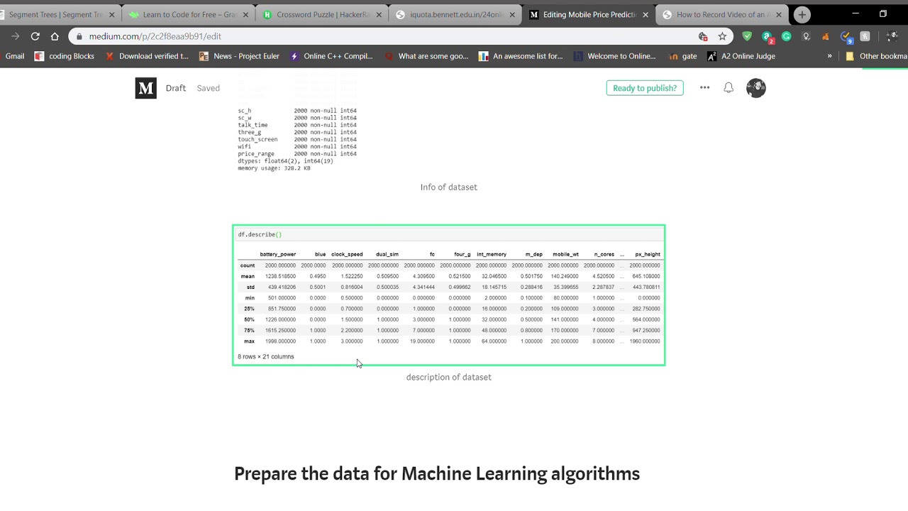 Mobile Price Prediction - YouTube