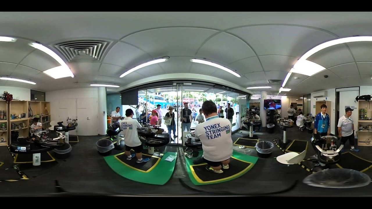 Stringers hut 360° | Australian Open 2016 - YouTube