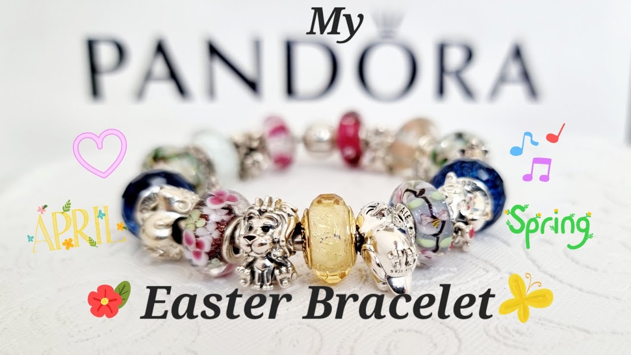 My Pandora Easter bracelet design - YouTube