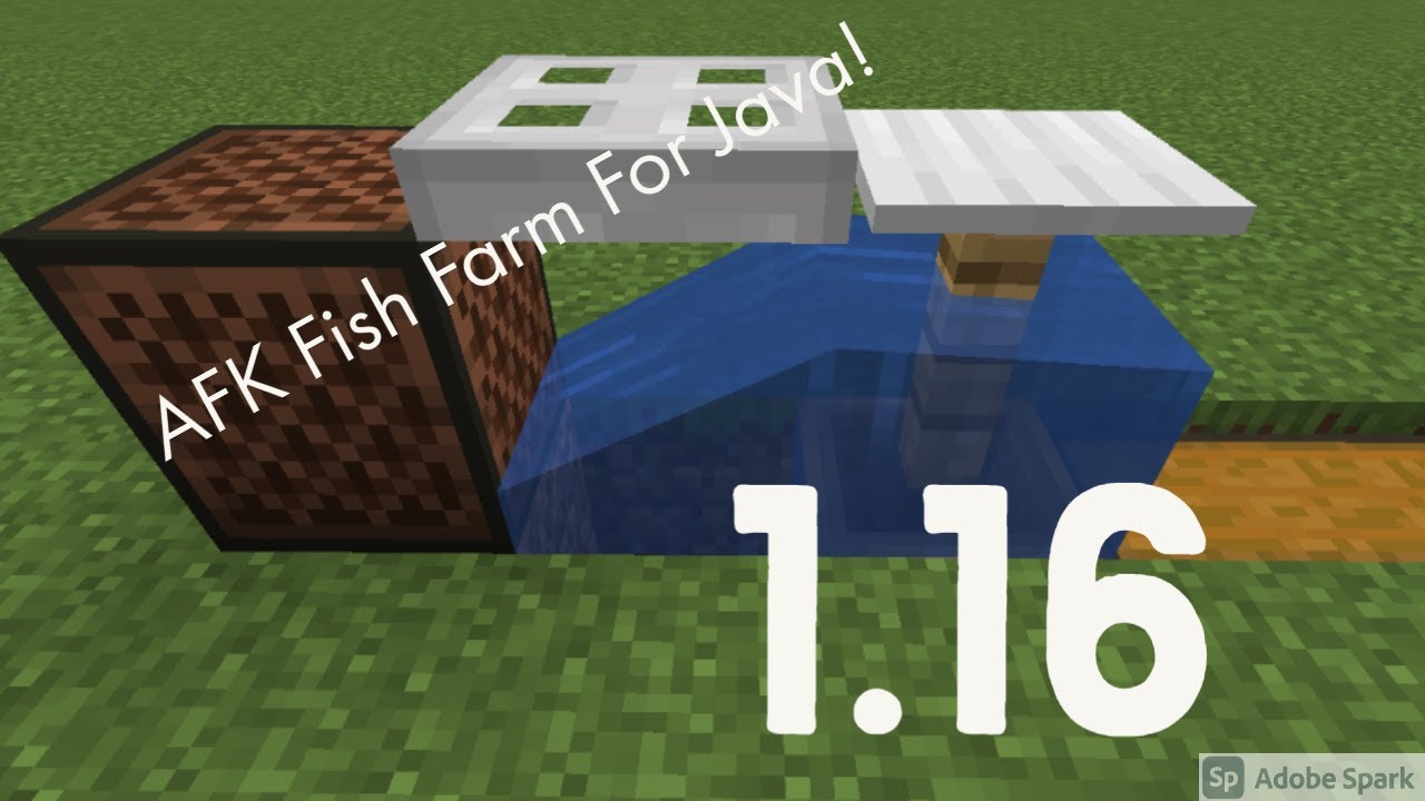 AFK Fish Farm tutorial for java 1.16! - YouTube