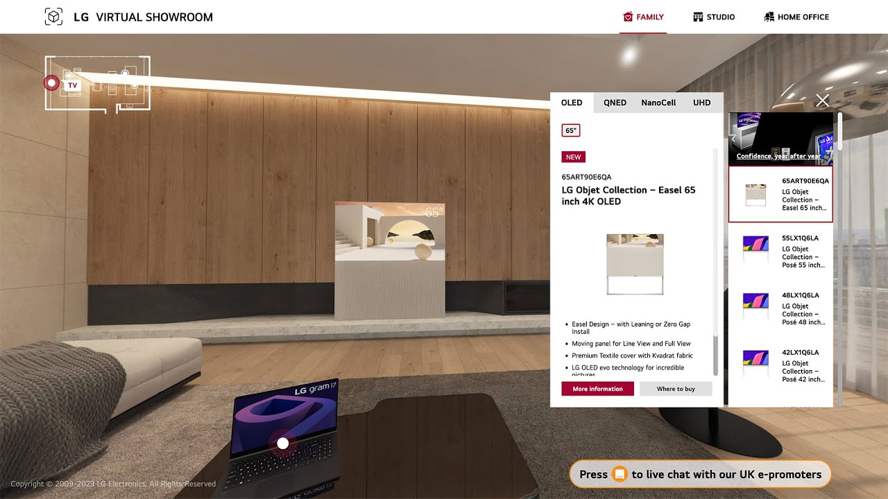 LG Virtual Showroom - YouTube