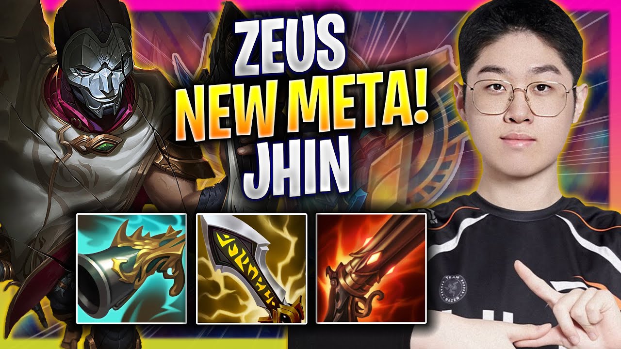 ZEUS CRAZY NEW META JHIN TOP! - HLE Zeus Plays Jhin TOP vs Jayce ...
