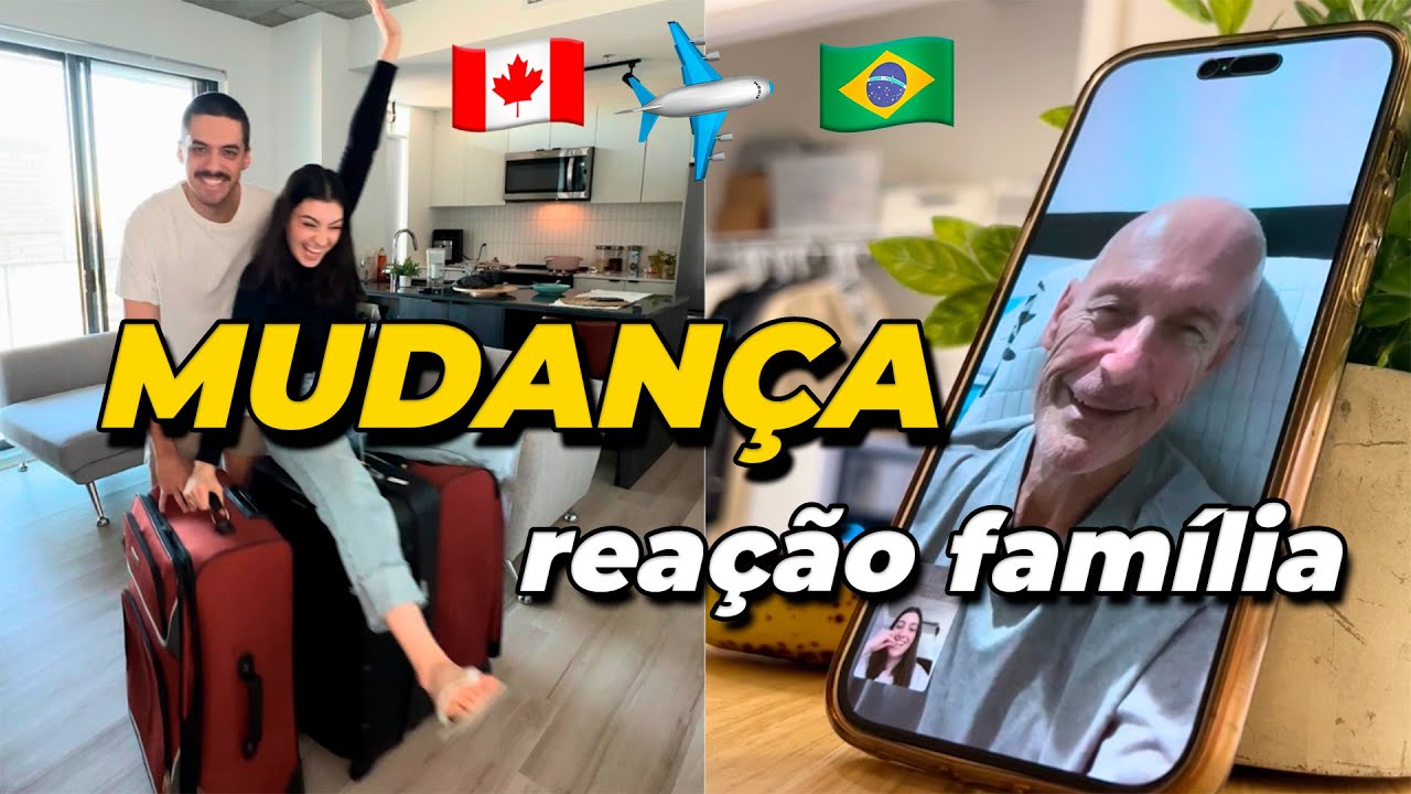 Voltando pro BRASIL, diário da mudança começou! REAÇÃO DA FAMÍLIA ...