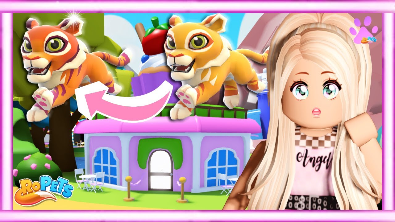 🐯 *NUEVA* mascota TIGRE + Cómo evolucionarla - Ropets Roblox - YouTube
