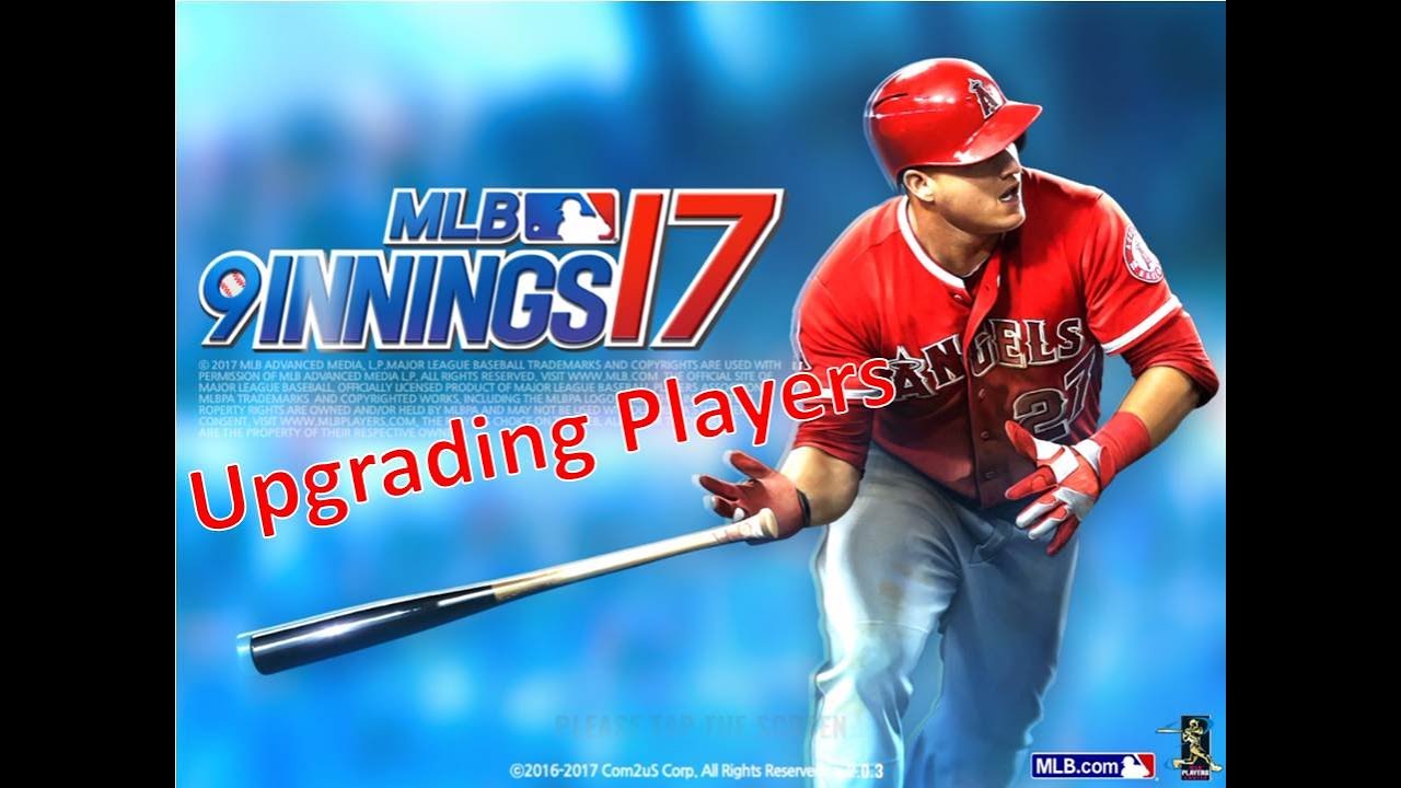How to Upgrade Players - MLB 9 Innings 17 - Beginners Guide - YouTube