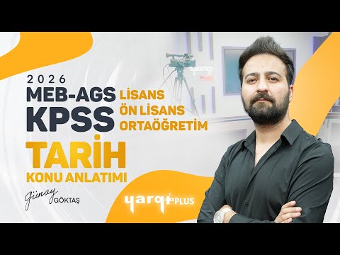 16 - OSMANLI DEVLETİ KÜLTÜR MEDENİYETİ 3 | 2026 MEB-AGS - KPSS TARİH GÜNAY GÖKTAŞ