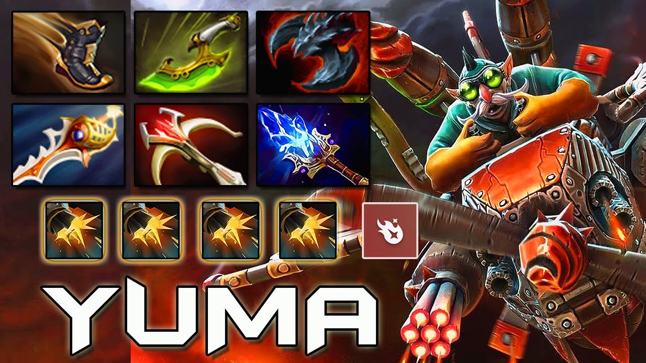 Yuma Beyond Godlike Gyrocopter | Dota 2 Pro Carry Gameplay! - YouTube