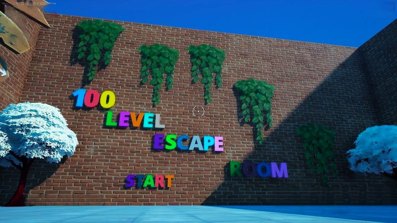 Fortnite - 100 Levels Escape Room😎 Code: 3504-7773-7619 - YouTube