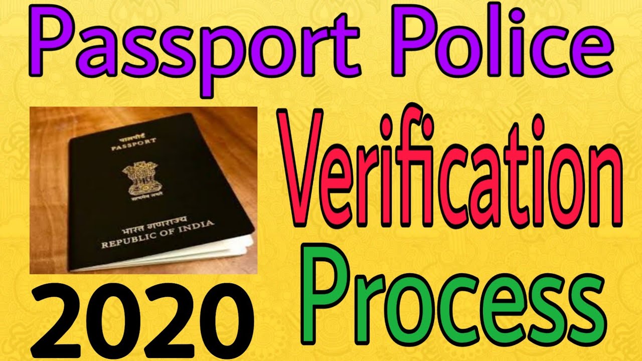 Passport Police Verification Process 2020 Full Details YouTube passport-police-verification-process-2020-full-details-youtube