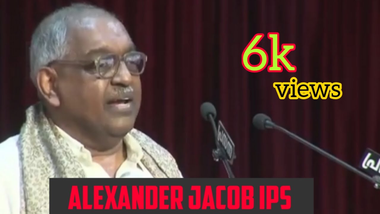 Dr Alexander Jacob sir speech 2023 - YouTube