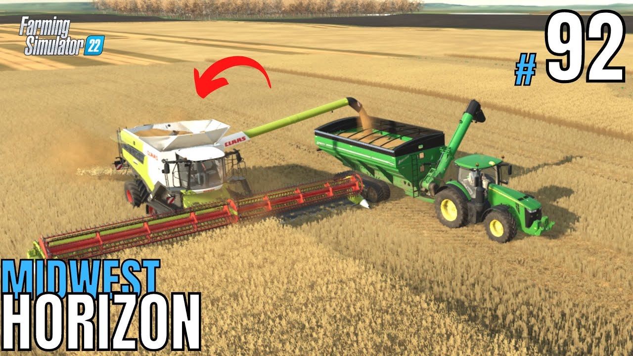 | FARMING SIMULATOR 22 | FS 22 | midwest horizon#92 timelapse - YouTube