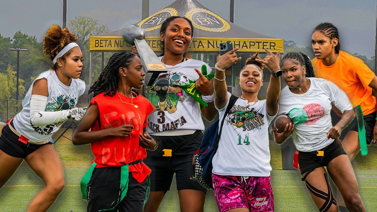 GIRLS 7ON7 FLAG FOOTBALL AT FAMU - YouTube