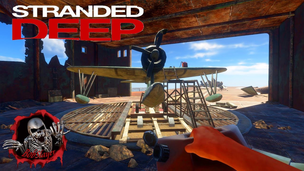 Stranded Deep Ep11 First flight Gyro Chopper.. Aircraft Carrier - YouTube