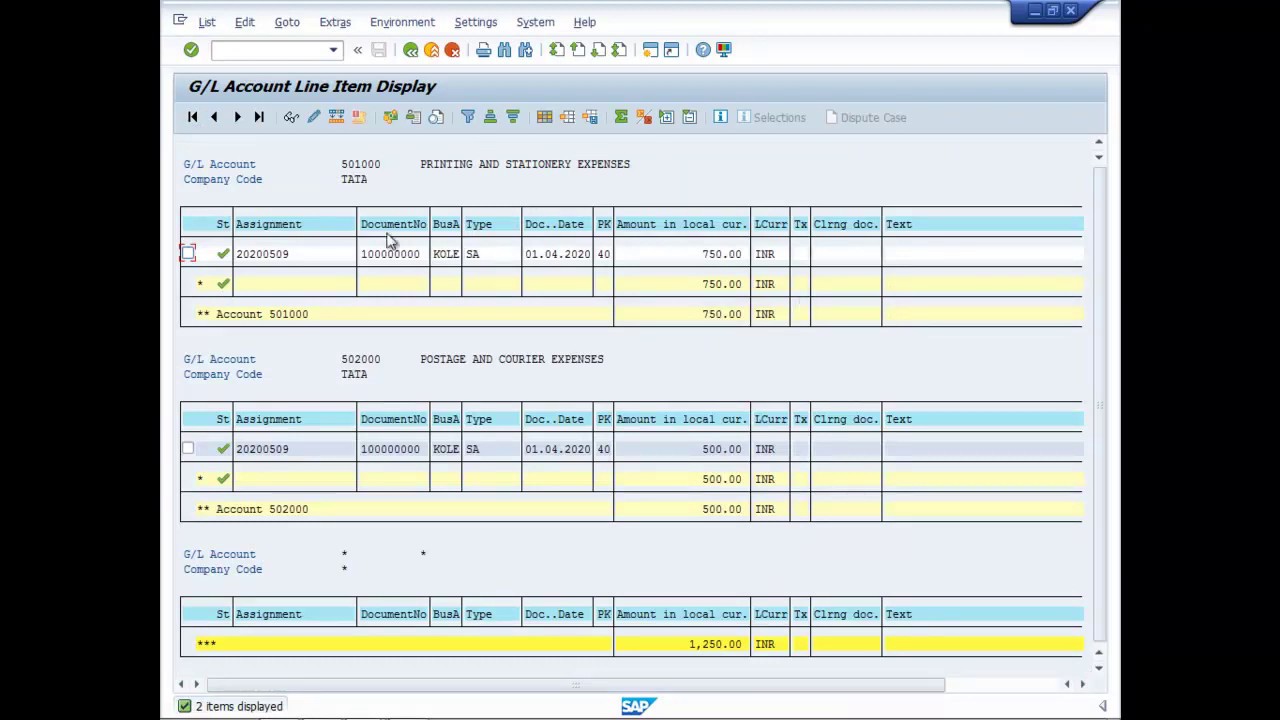 SAP FICO - Session 024 - YouTube