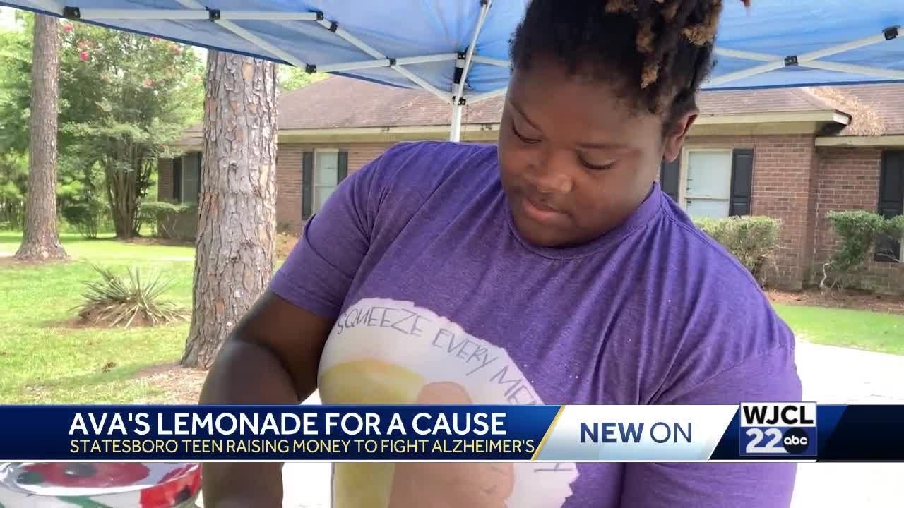 Ava's Lemonade for a Cause - YouTube