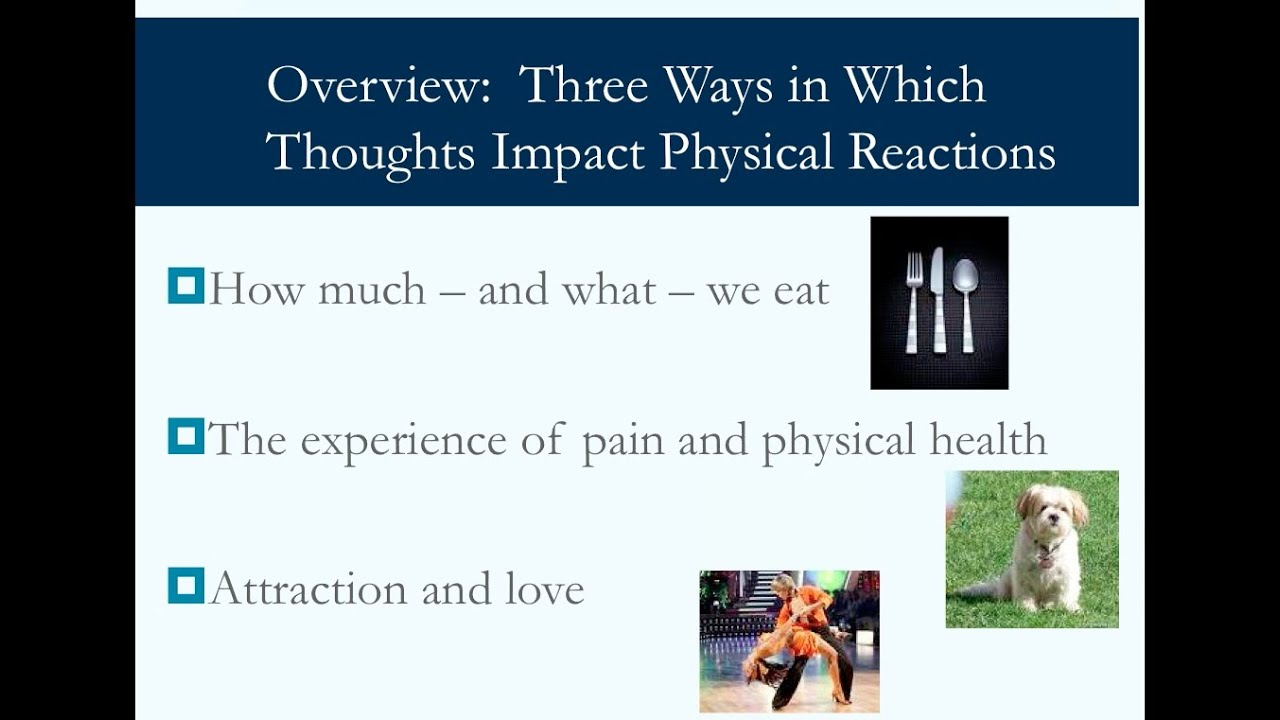 Catherine Sanderson and The Power of the Mind and Body - YouTube
