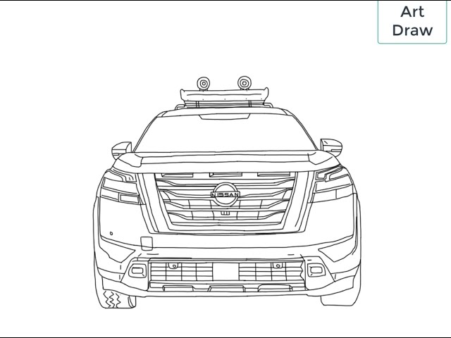 Nissan Pathfinder Coloring Pages